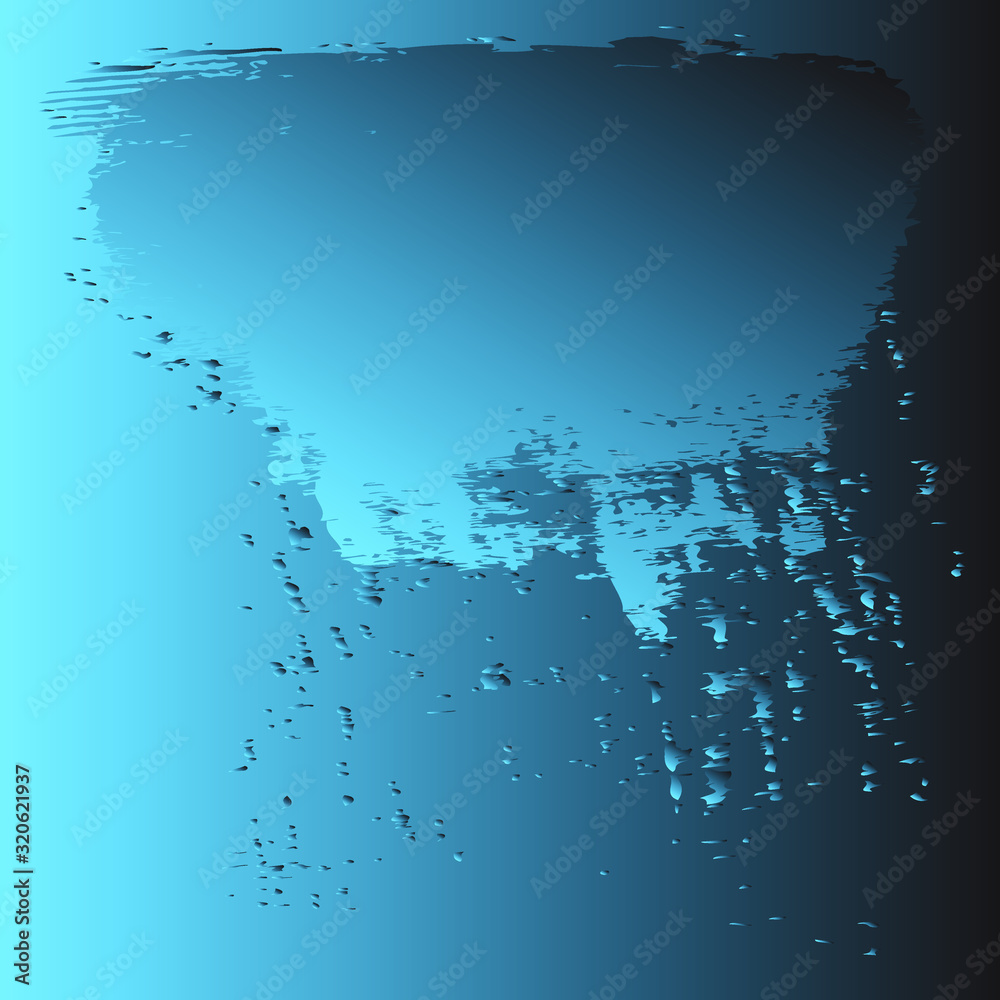 Drops of water. Background. Blue gradient. Vector illustration. Stock ...