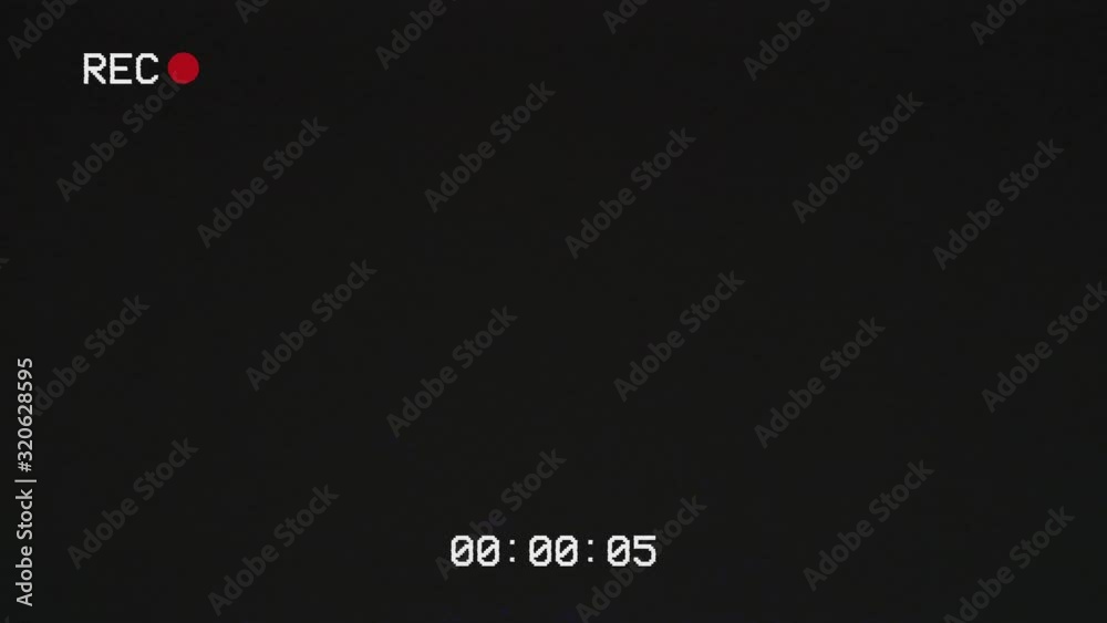 TV VHS camera noise and displacement effect. Looped Seamless Video ...