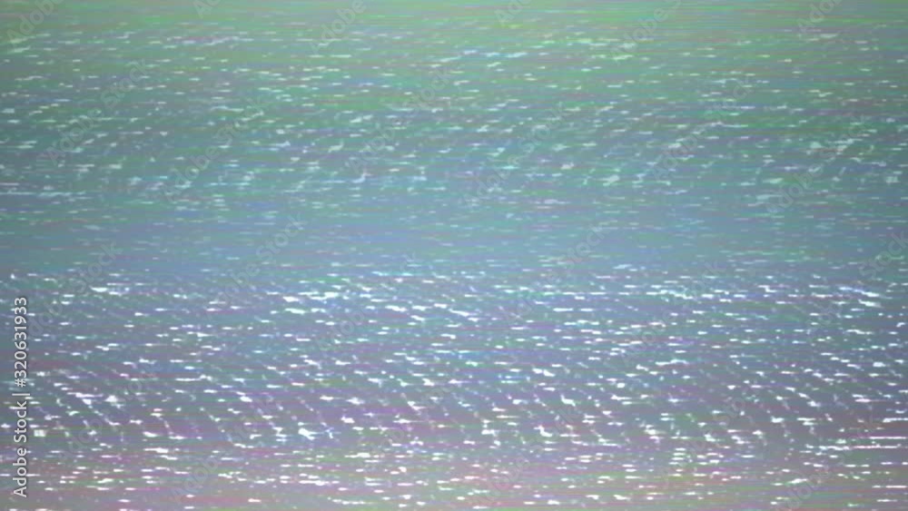 Animation of VHS defects, artifacts and noise. VCR. Glitches of old ...