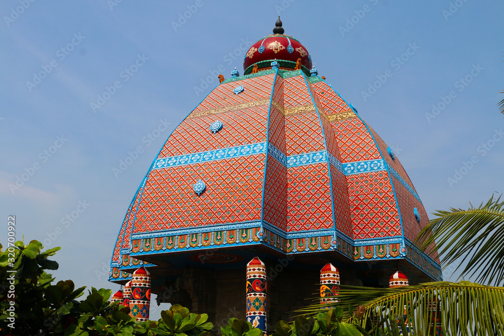 Valluvar Kottam is a popular monument in Chennai, Tamilnadu, India ...