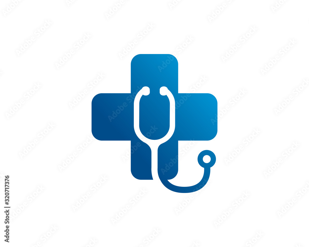 Medical logo template design, emblem, symbol or icon Stock Vector ...