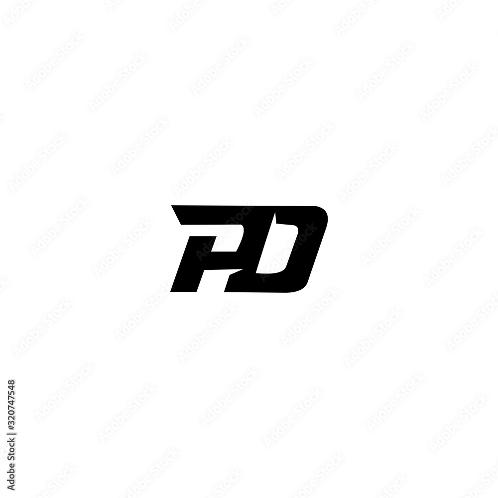 PD letter icon logo design Stock Vector | Adobe Stock
