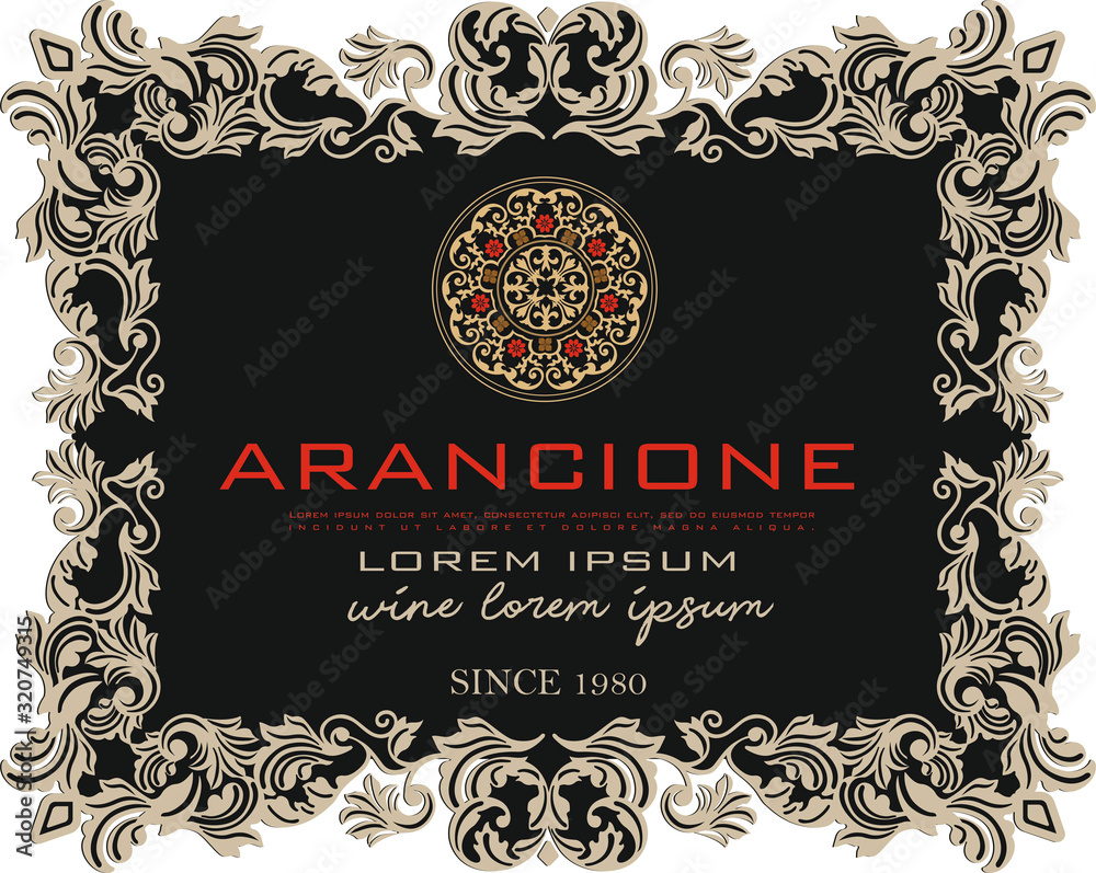 WINE LABEL RED MODERN PACKAGING LABEL WHITE WINE PROSECCO AMARONE ...