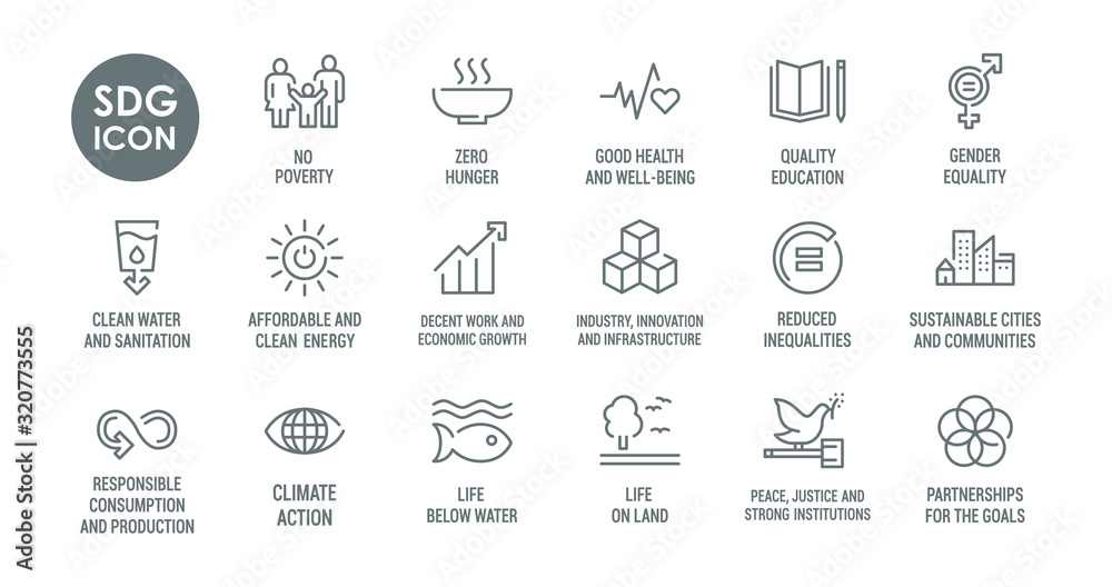 Corporate social responsibility black sign. Sustainable Development ...