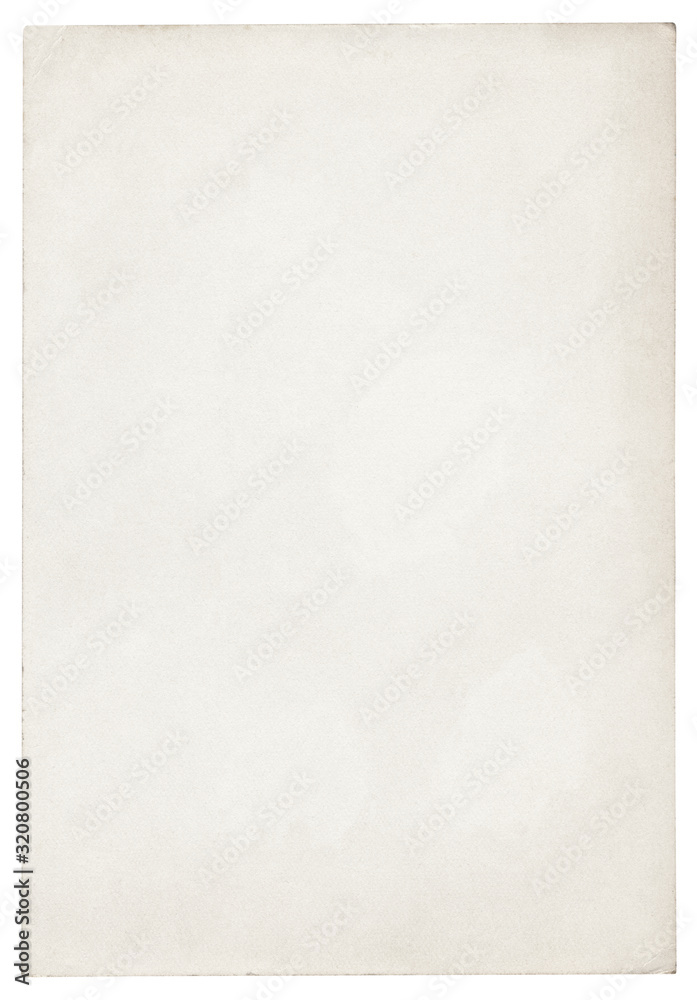 Blank Vintage playing card - isolated on white (clipping path included ...