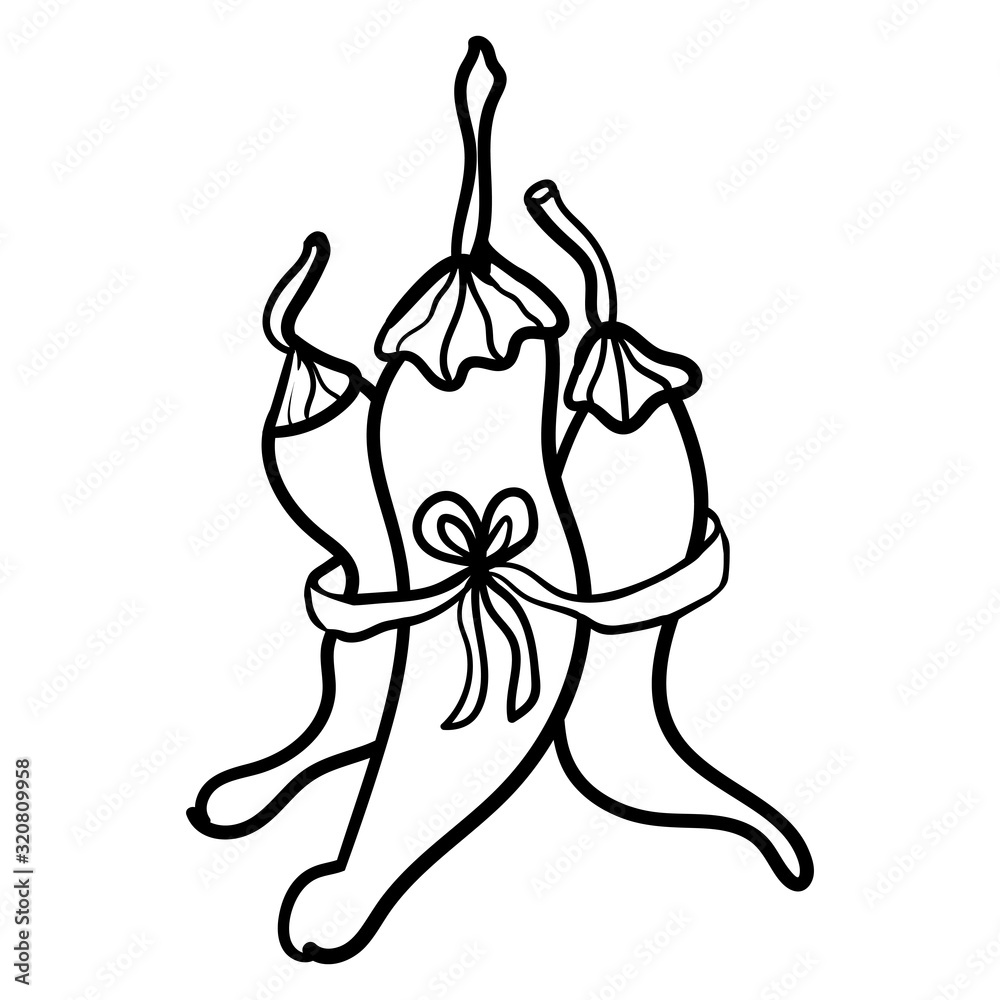Red hot chili pepper. Coloring page or book adult and kids. Three hot ...