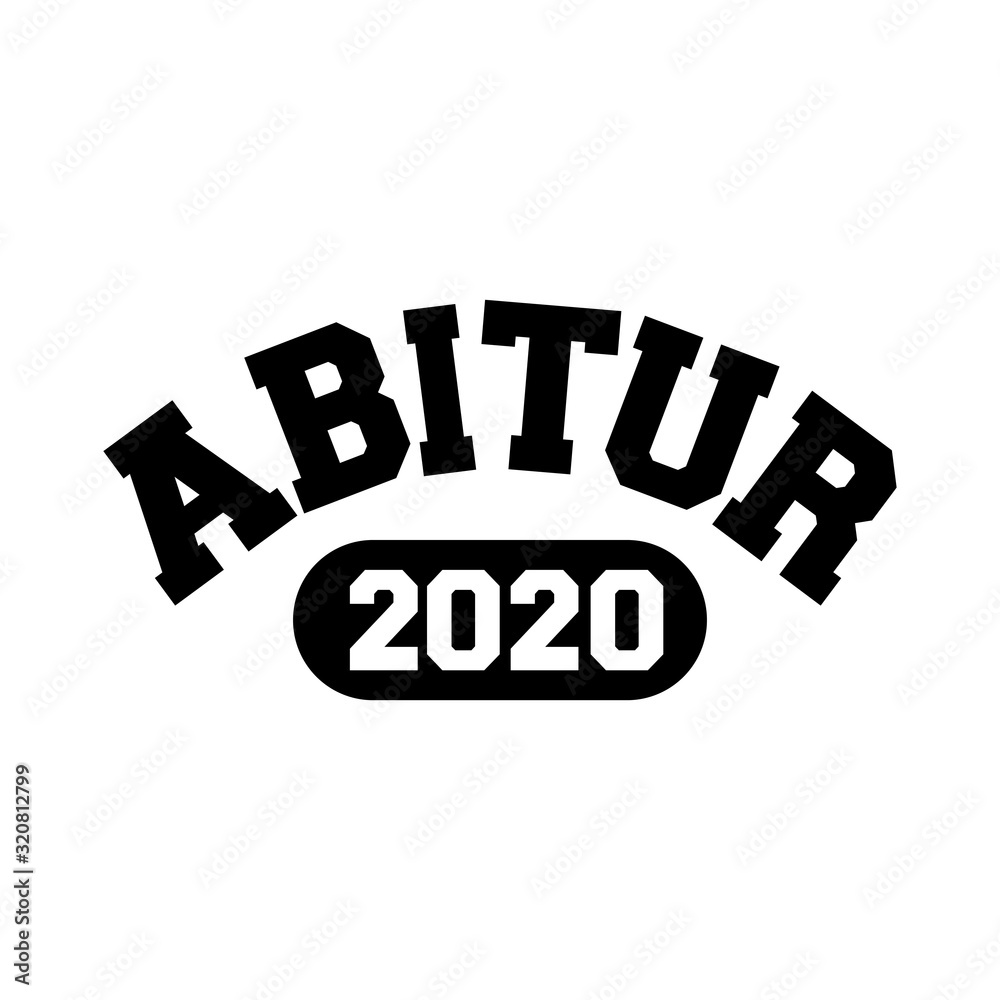 High School Certificate 2020 german abitur Stock Vector | Adobe Stock