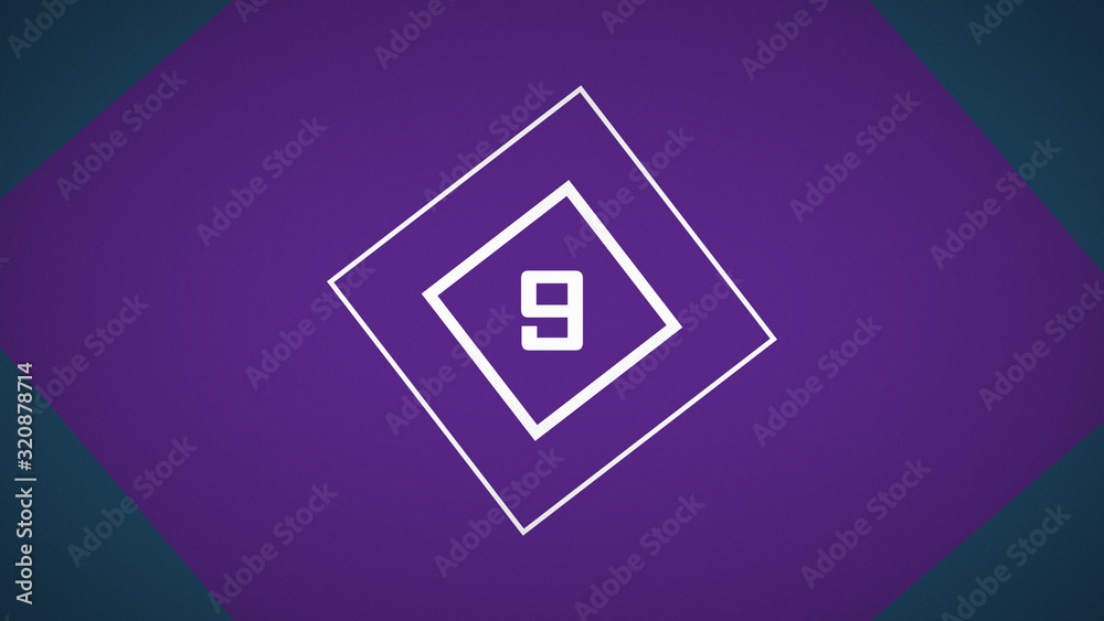 Minimal Box Countdown Stock Template Adobe Stock