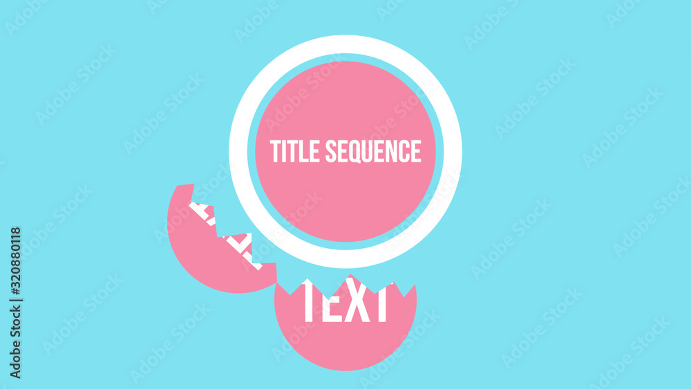 Circle Title Sequence Stock Template | Adobe Stock
