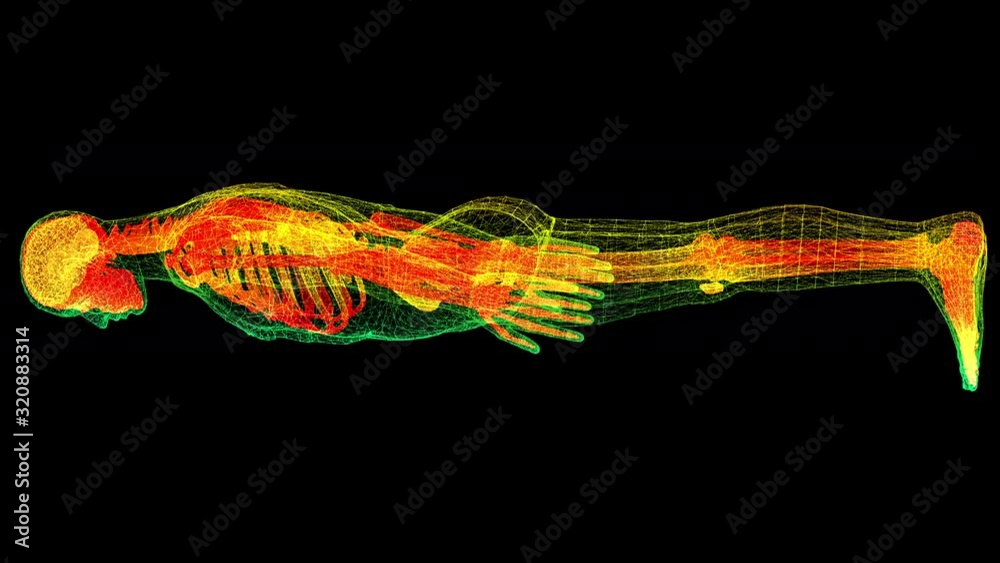 Futuristic head up display motion element virtual biomedical ...