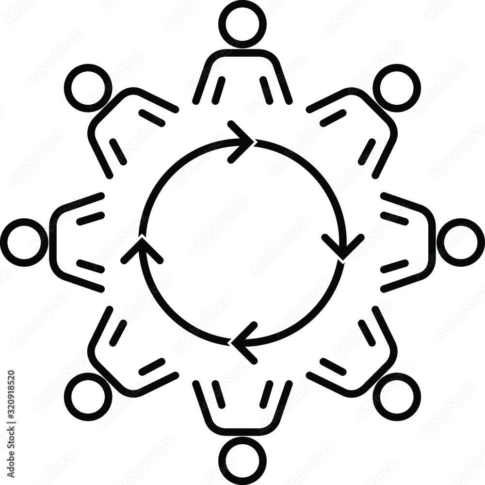 corporate culture icon Stock Vector | Adobe Stock