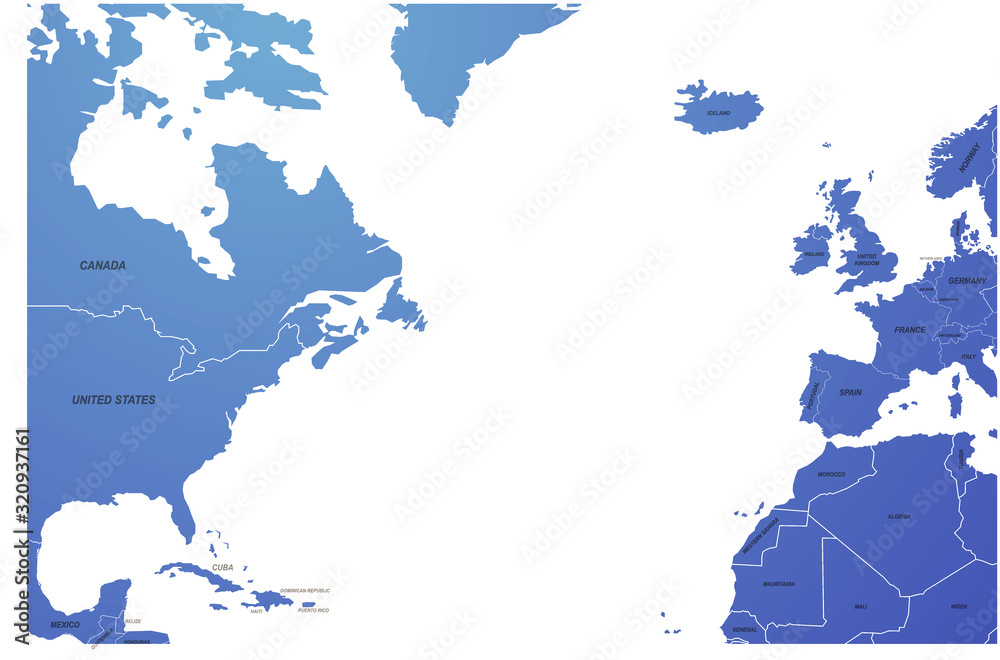 map of the world by region. graphic design world map. Stock Vector ...