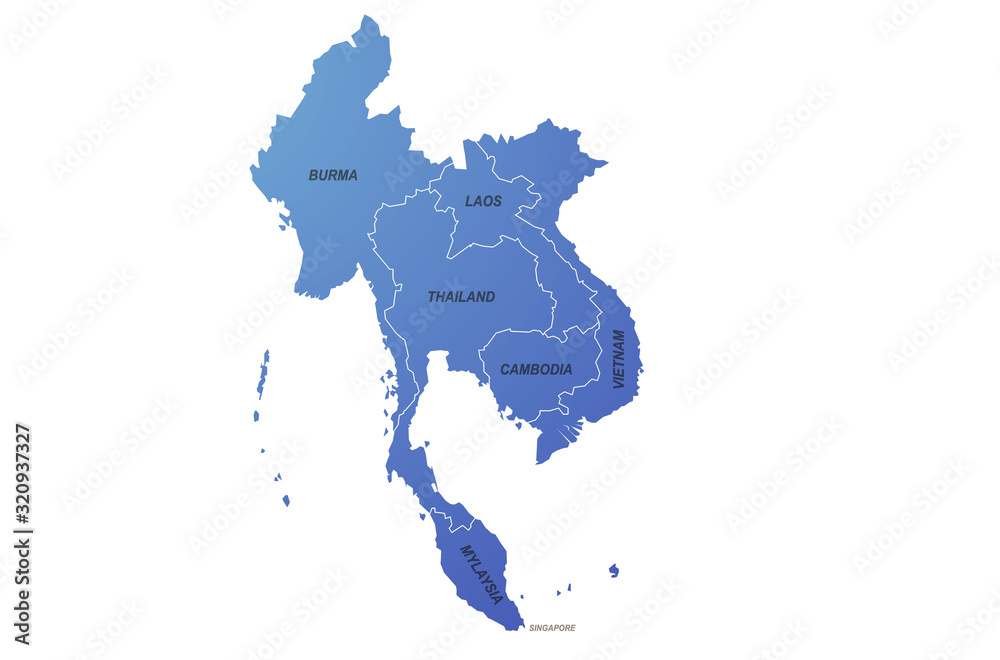 map of the world by region. graphic design world map. Stock Vector ...