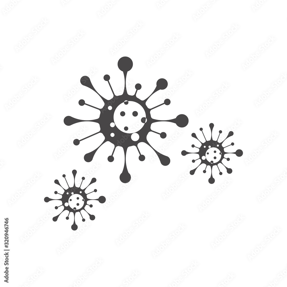 Virus vector illustration icon Stock Vector | Adobe Stock