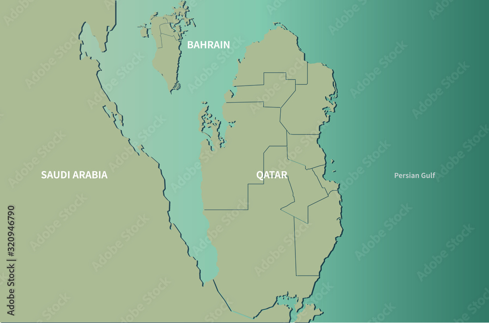 arab countries map. middle east countries map. Stock Vector | Adobe Stock