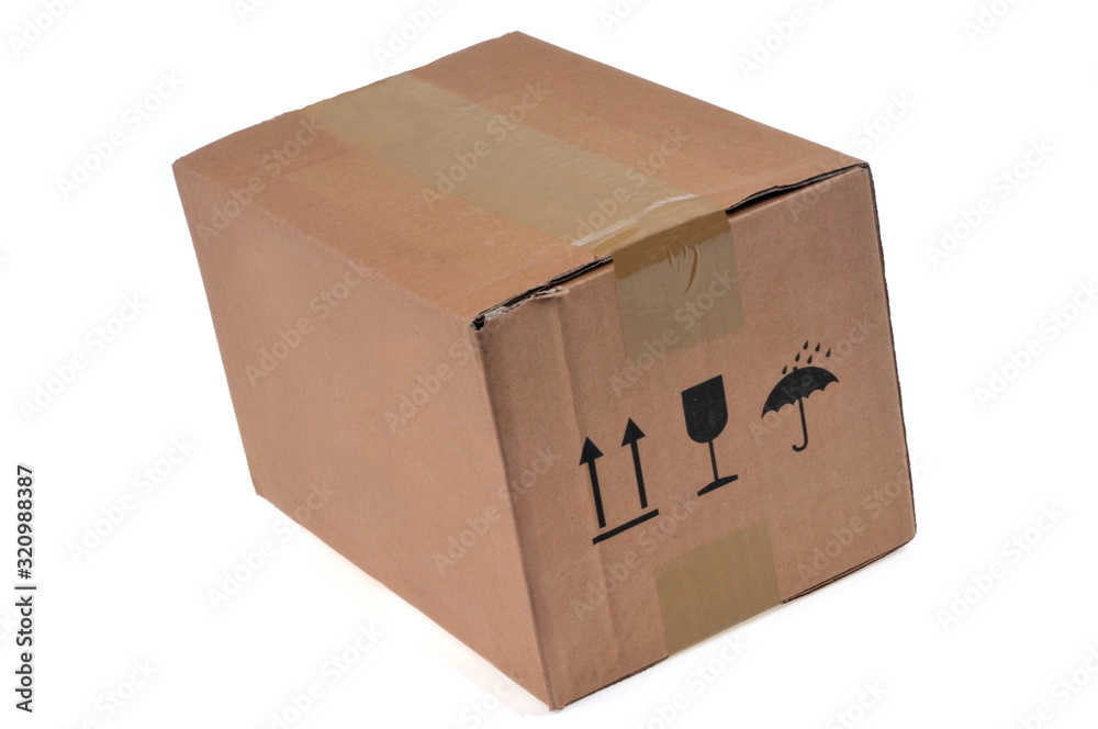 Carton fragile Stock Photo | Adobe Stock