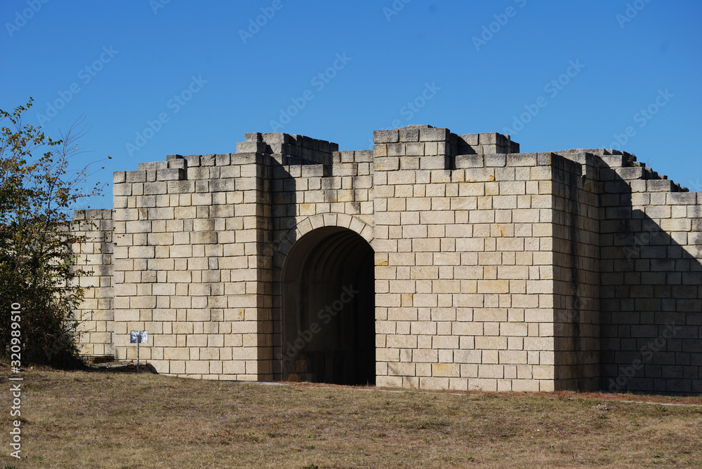 Ruins of The capital city of the Bulgarian Empire medieval stronghold ...