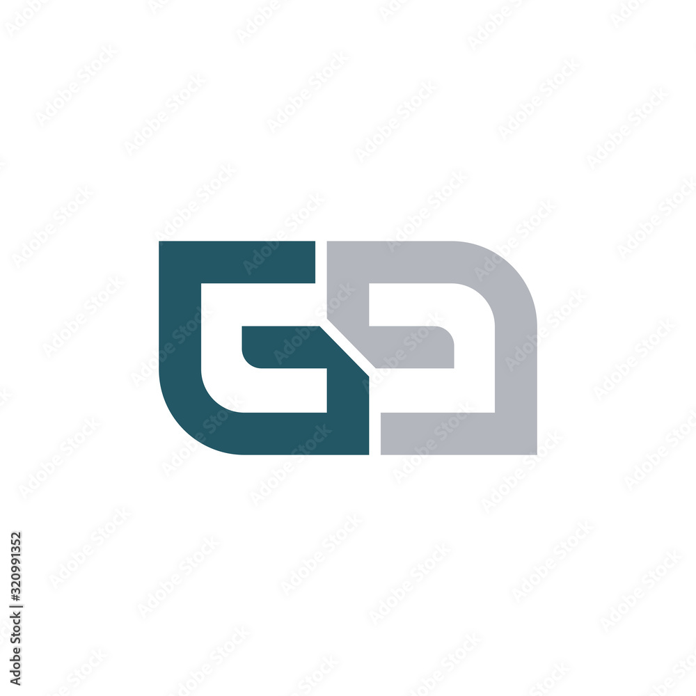 Initial letter gg logo vector design template Stock Vector | Adobe Stock