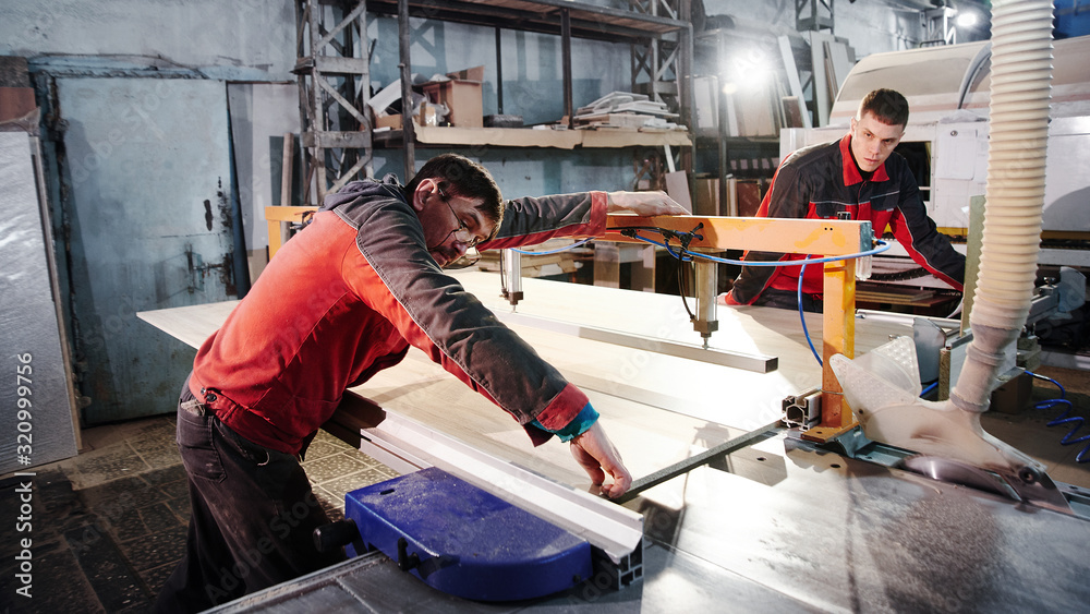 Process of production and manufacture of wooden furniture in furniture ...