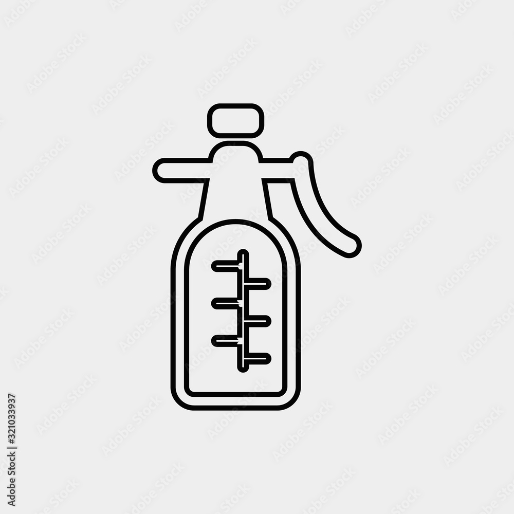 insecticide spray icon vector illustration and symbol for website and ...
