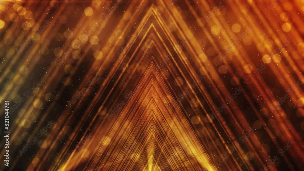 Award Stage Background loop. Gold luxury footage for ceremony visual ...