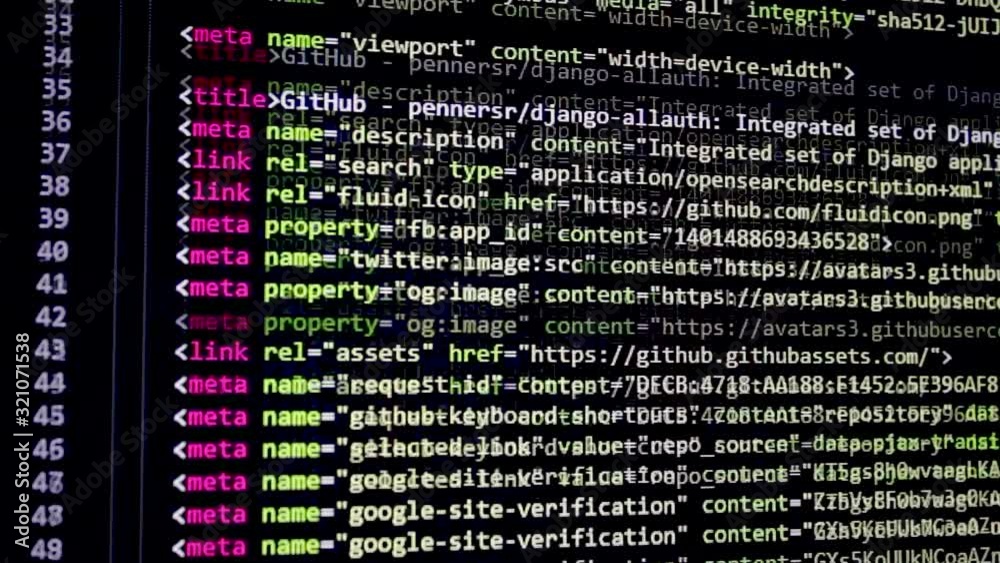 Vidéo Stock developer software source code screen. programming code. writing script. programmer ...