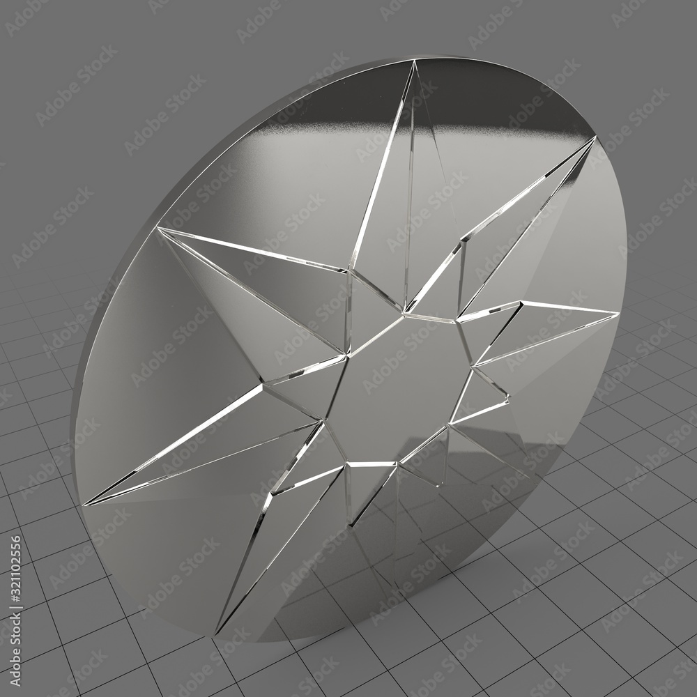 Decorative wall mirror 6 Stock 3D asset | Adobe Stock