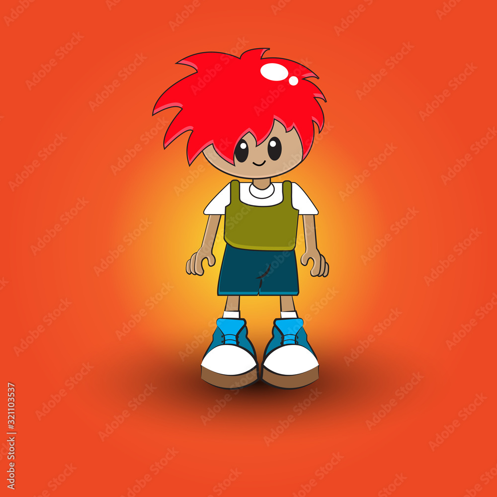 Vector clip art illustration with simple gradients. All in a single ...