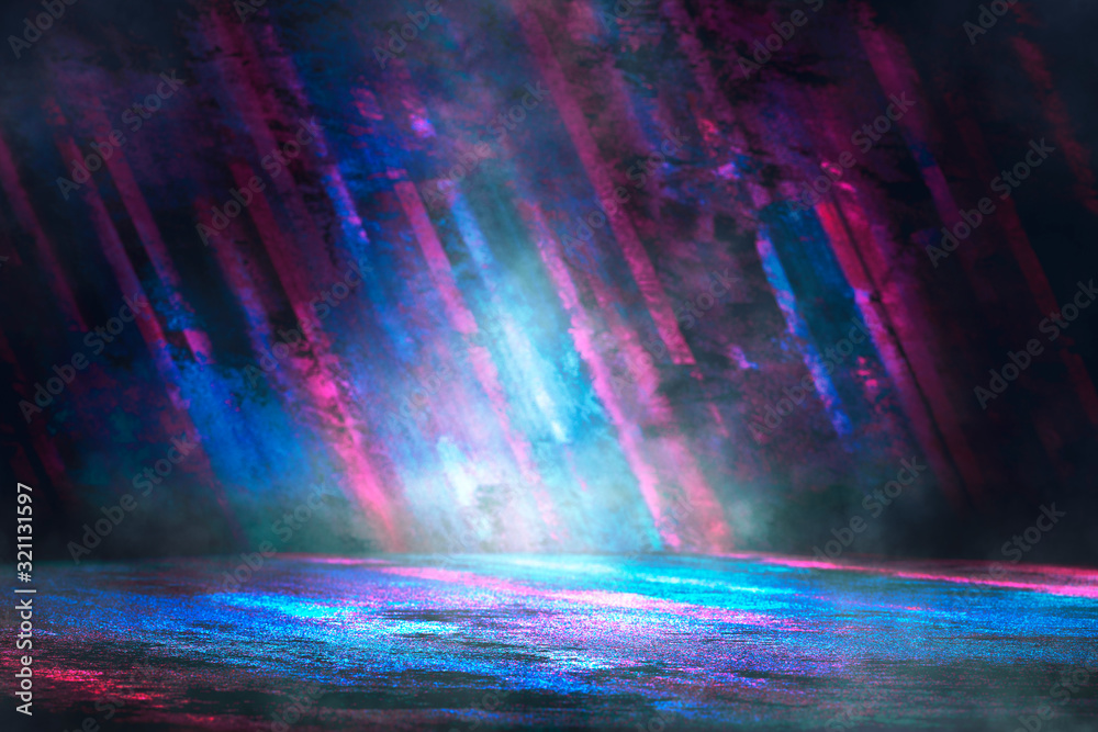 Futuristic gaming background or product showcase. Stock Illustration ...