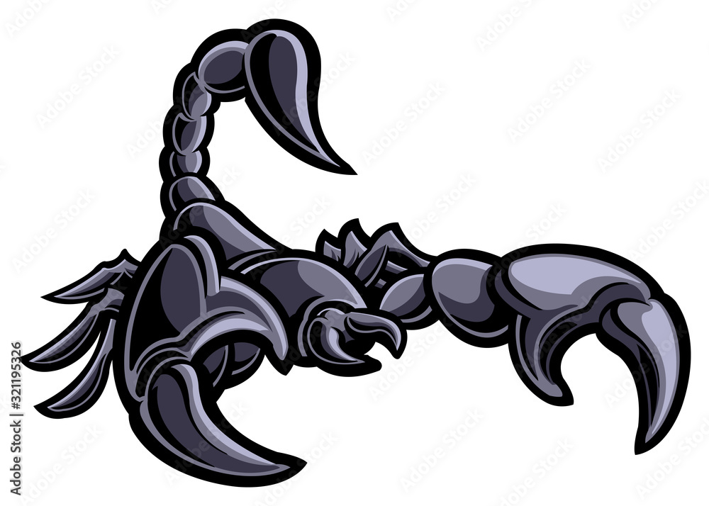 Scorpion isolated Stock Vector | Adobe Stock