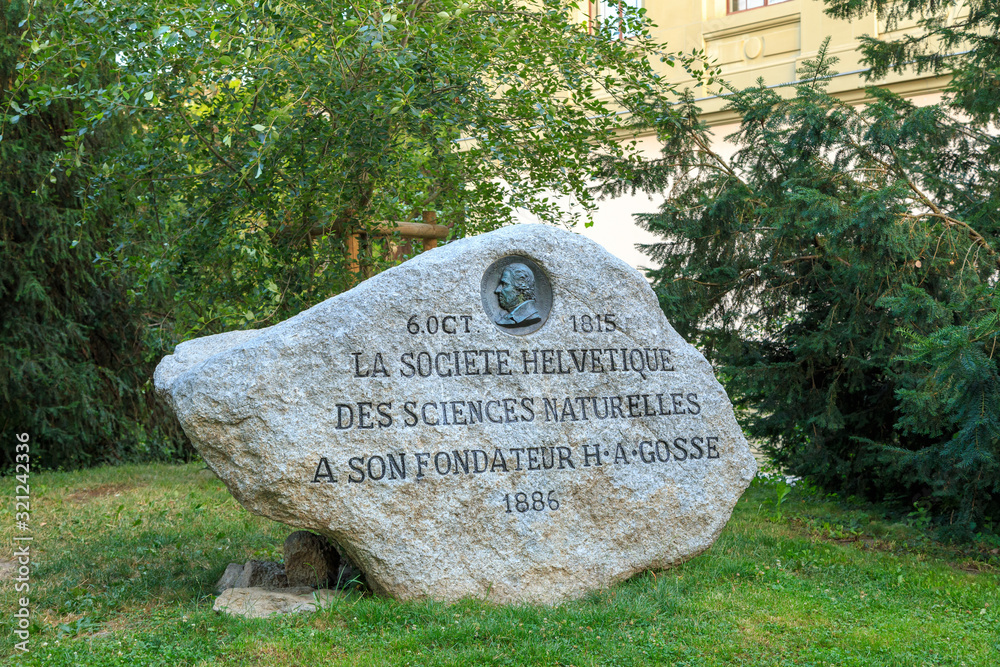 Geneva, Switzerland. Henri Albert Goss (1753 - 1816) - Swiss physicist ...
