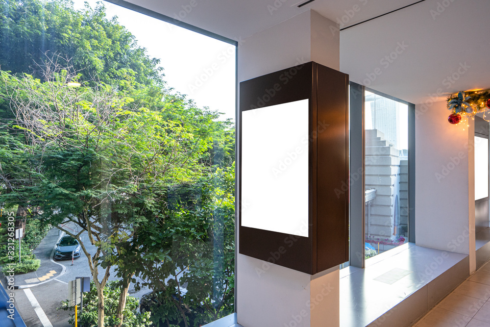 light box with luxury shopping mall Stock Photo | Adobe Stock