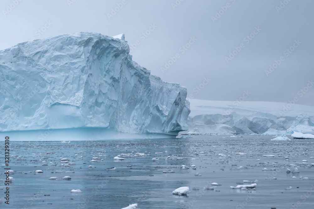 Beautiful icebergs in stunning icy landscapes, Chiriguano Bay, Fournier ...