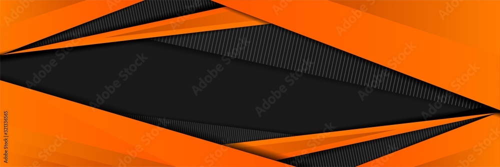 abstract sporty with orange color of background design Stock Vector ...