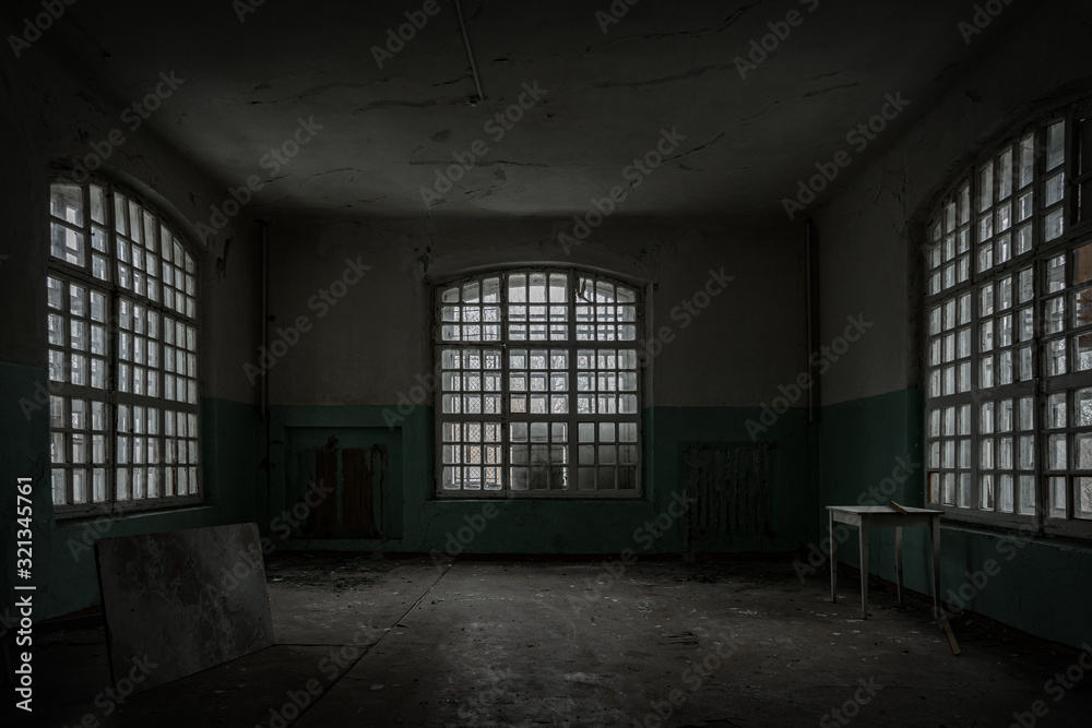 Abandoned Insane Asylum Rooms