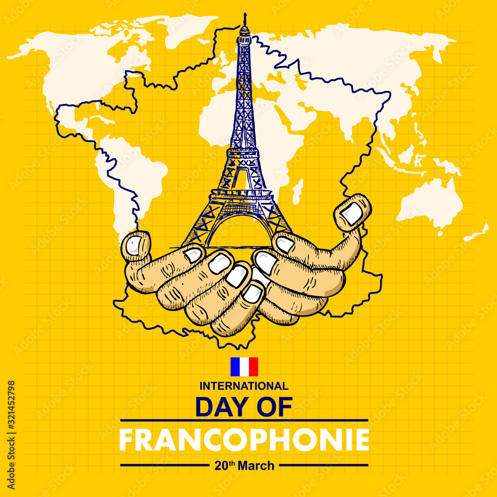 international day of francophonie, poster and banner Stock-Vektorgrafik ...