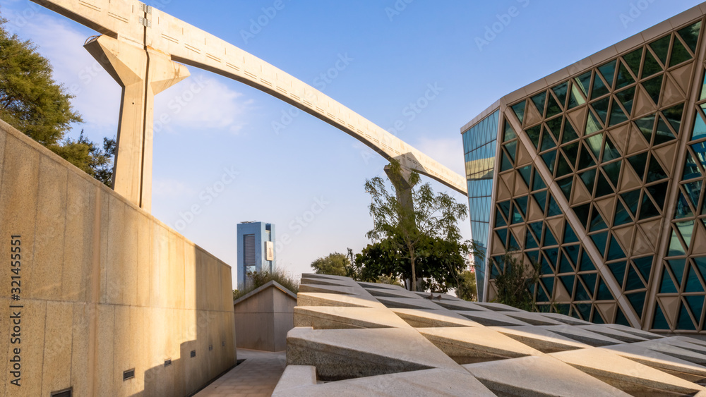 Large buildings equipped with the latest technology, King Abdullah ...