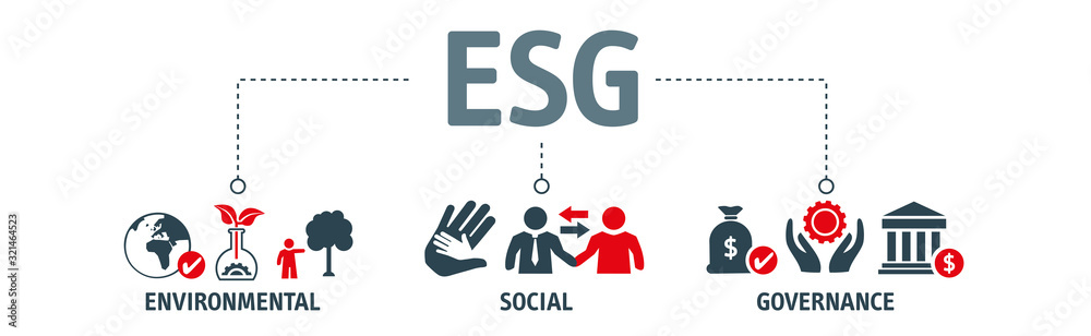 ESG concept of environmental, social and governance Stock Vector ...