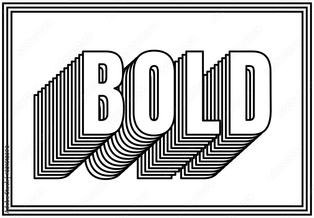 Bold and Graphic Text Effect Mockup Stock Template | Adobe Stock