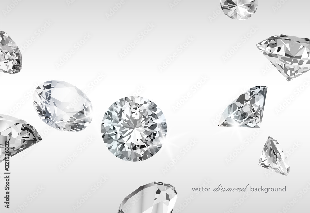 Luxury background with diamonds for modern design Stock Vector | Adobe ...