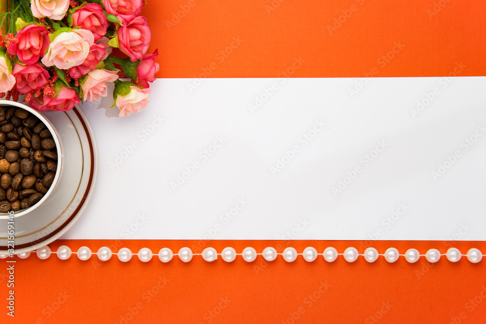 Coffee menu, cafe, restaurant, background with a cup of coffee, a ...