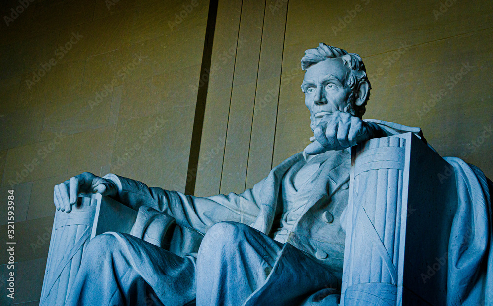 Statue of Abraham Lincoln Stock Photo | Adobe Stock