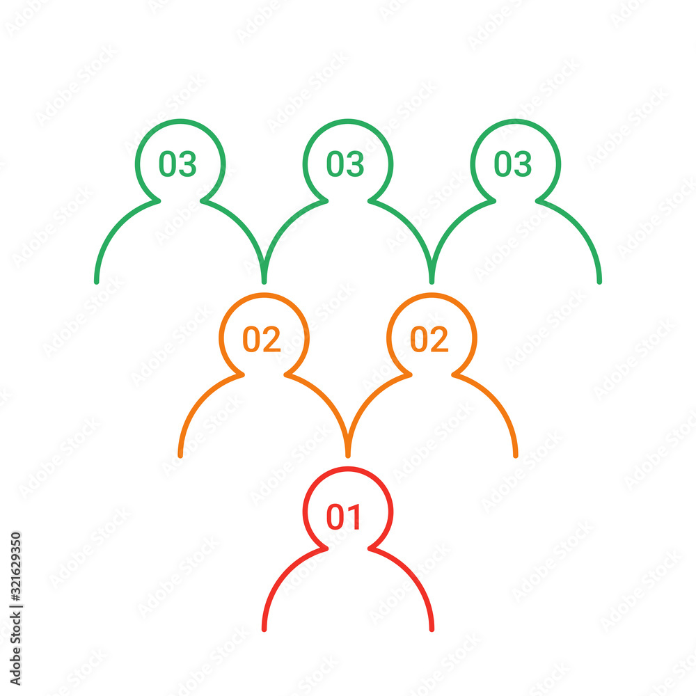 Business data visualization. Process chart. Abstract elements of graph ...