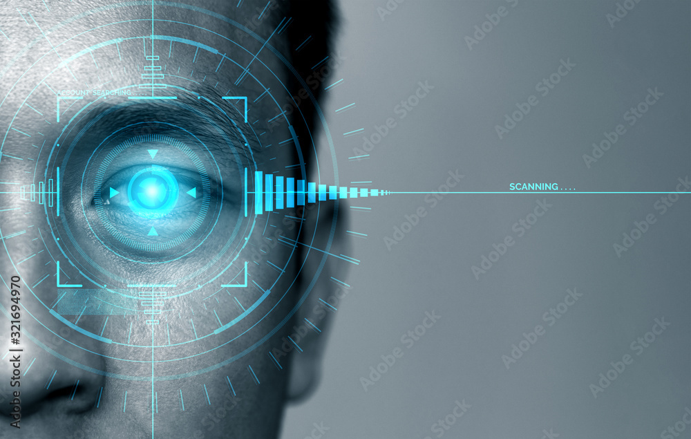 Future cyber security data protection by biometrics scanning with human ...