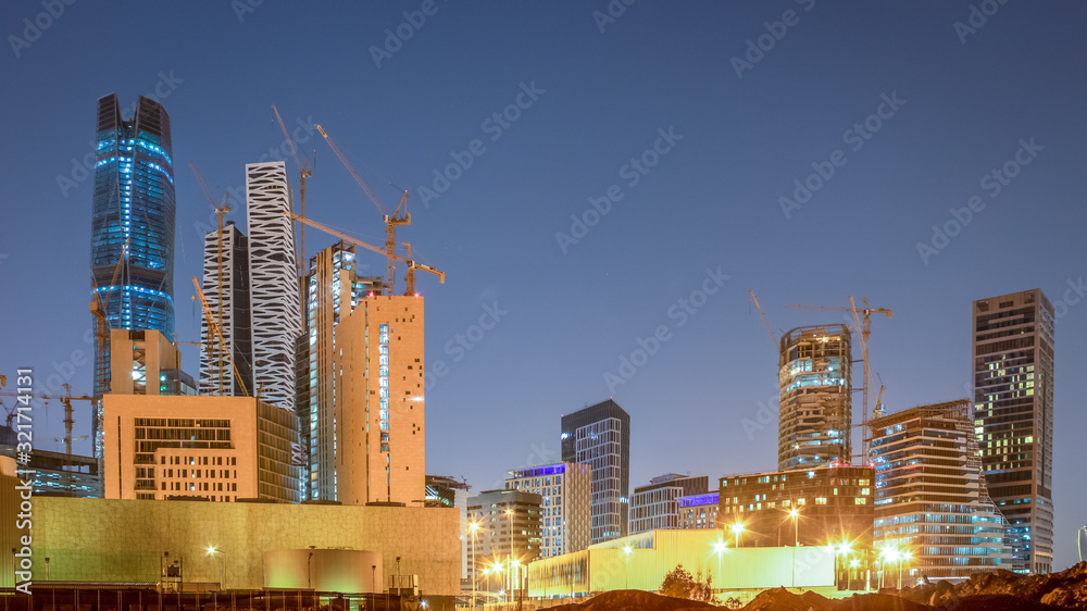 Large buildings equipped with the latest technology, King Abdullah ...