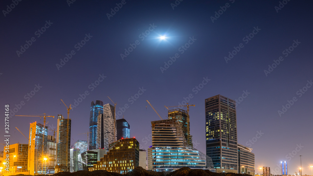 Large buildings equipped with the latest technology, King Abdullah ...