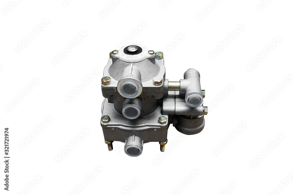 Control valve the brake mechanisms of the trailer with double-wire ...
