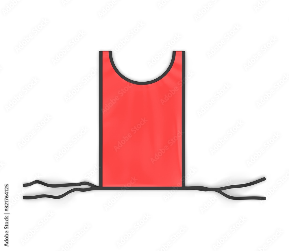 Blank sports number bib for mock up, 3d render illustration. Stock ...