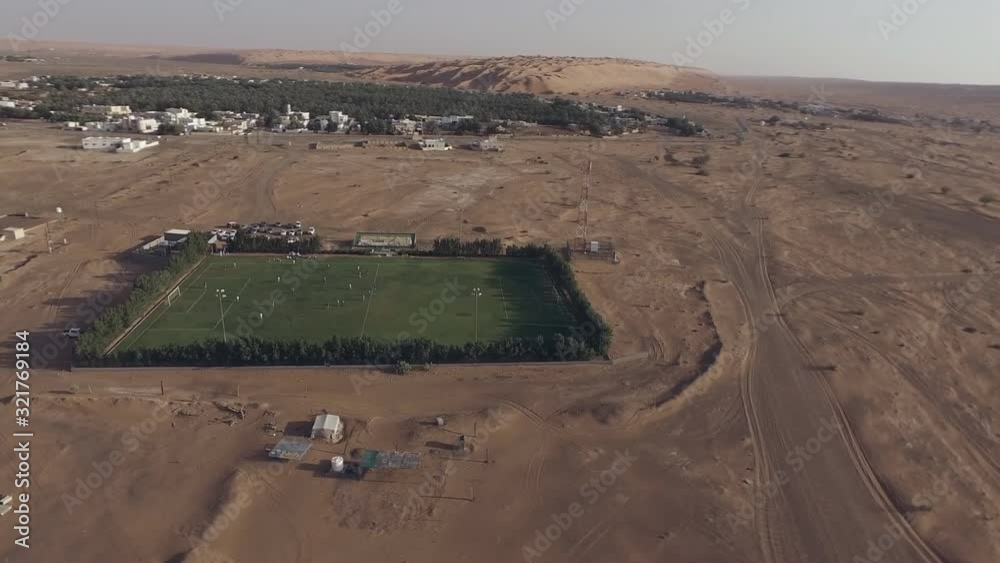 Al Ula, Al Madinah Region, Westrn Saudi Arabia. Aerial view of a ...