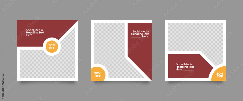 Editable Post Template Social Media Banners for Digital Marketing ...
